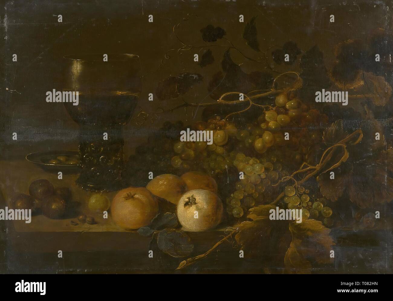 'Still Life with a Rummer and Fruit'. Holland, 1623. Dimensions: 50 ...