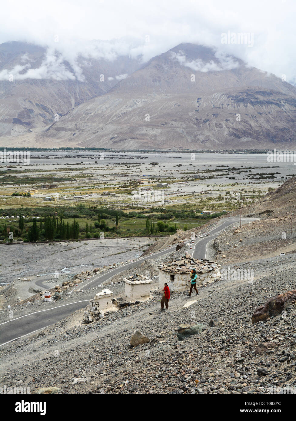 Ladakh, India - Jul 19, 2015. Mountainscape of Ladakh, North of India ...