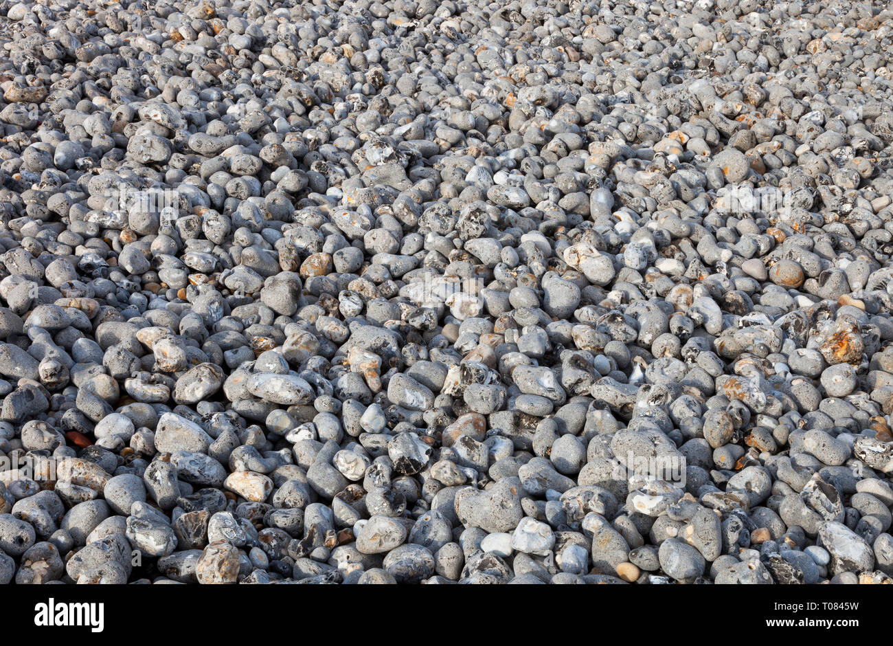 Flint on Cromer beach in Winter in Norfolk England UK Stock Photo - Alamy
