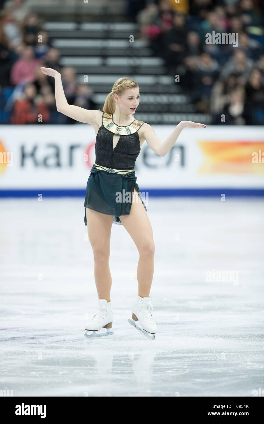 Laurine Lecavelier from France during 2019 European championships Stock ...