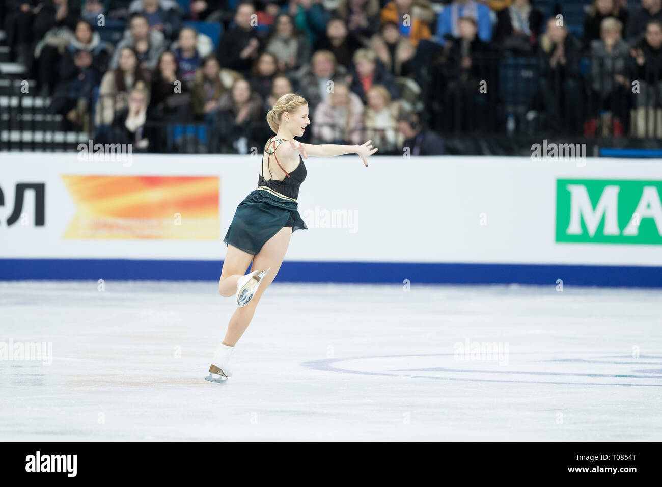 Laurine Lecavelier from France during 2019 European championships Stock ...
