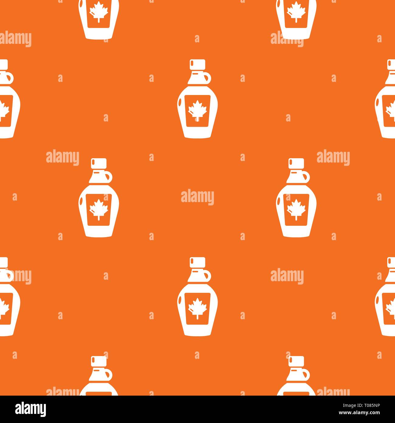 Maple syrup pattern vector orange Stock Vector Image & Art - Alamy