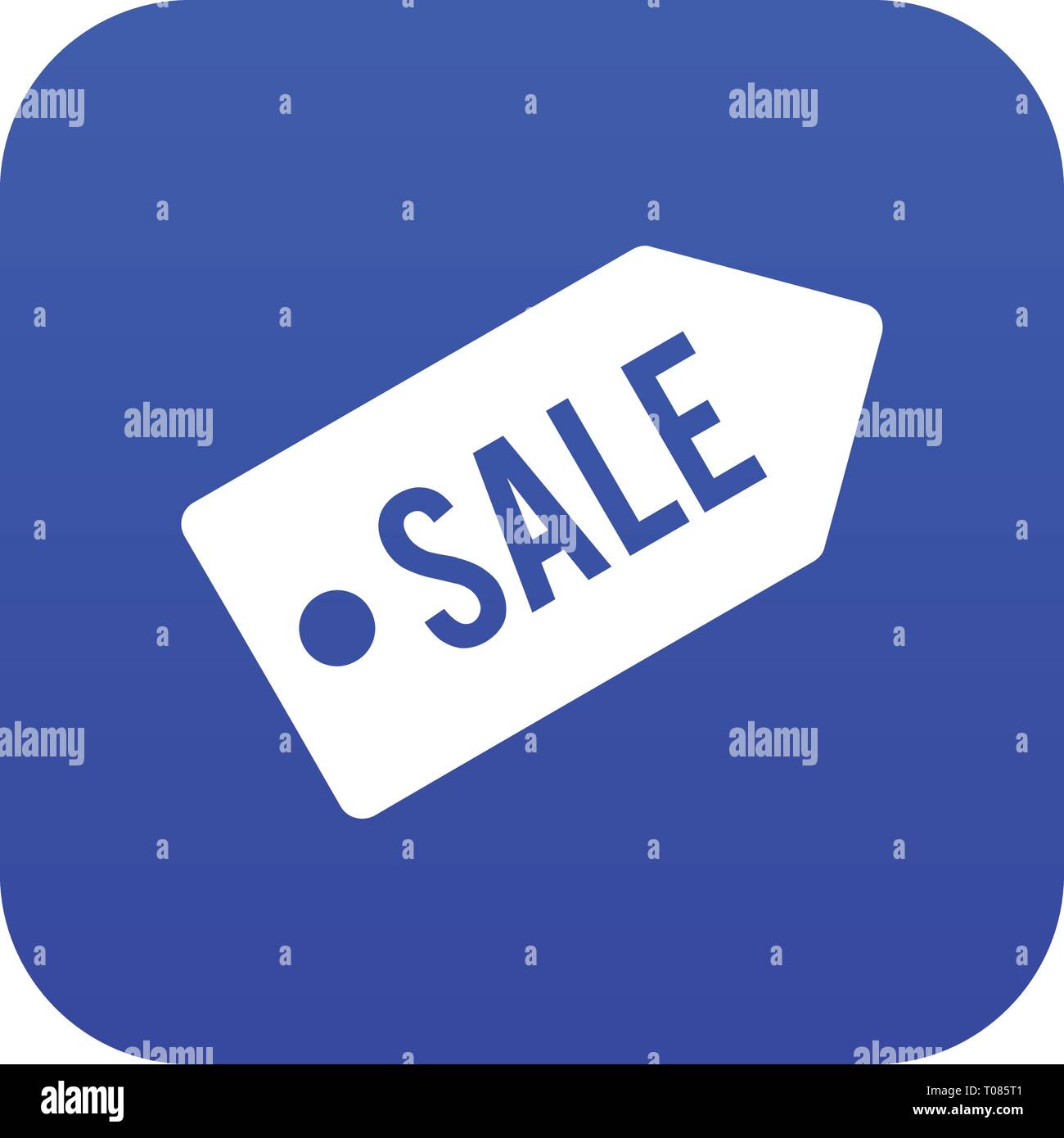 Sale icon digital blue Stock Vector Image & Art - Alamy