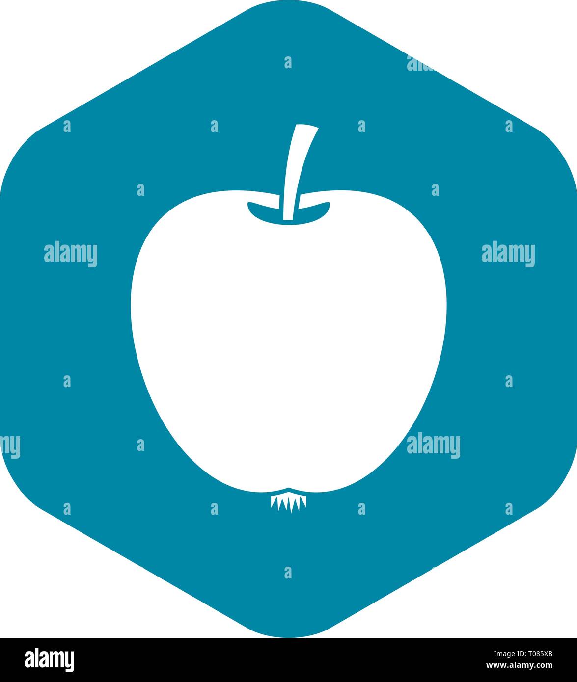 Apple icon, simple style Stock Vector Image & Art - Alamy