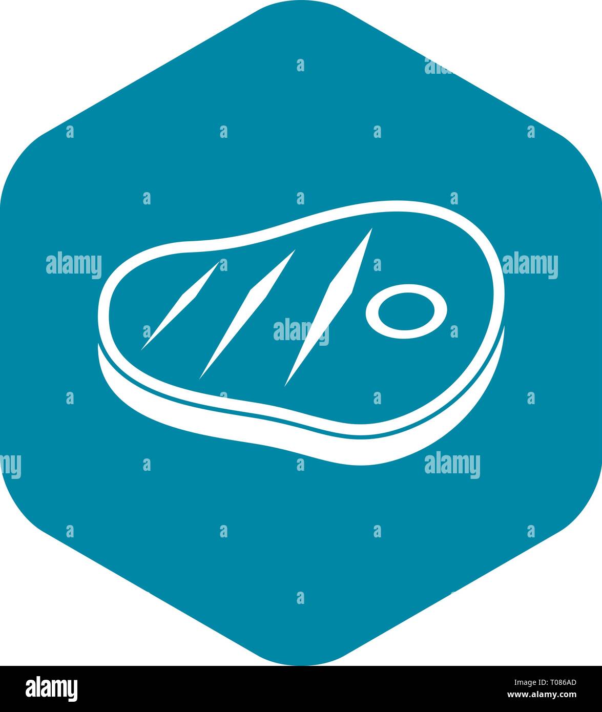 Seared beef steak Stock Vector Images - Alamy
