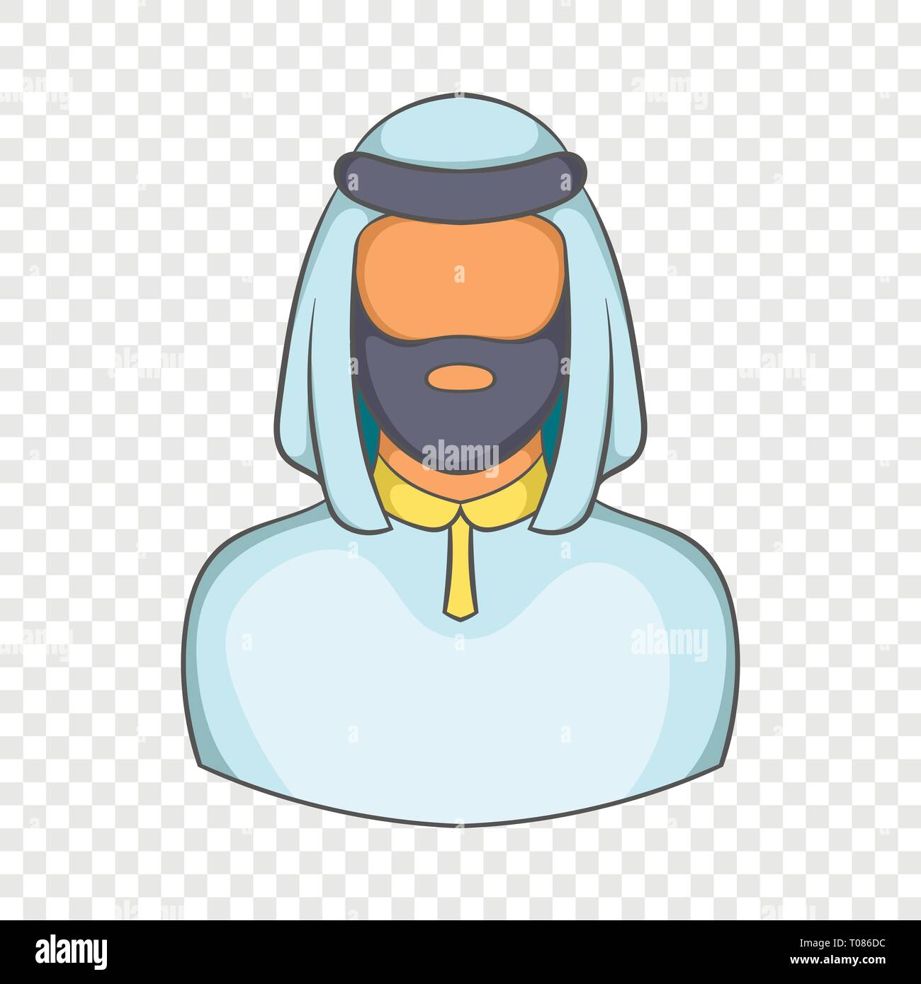Male arab icon, cartoon style Stock Vector Image & Art - Alamy