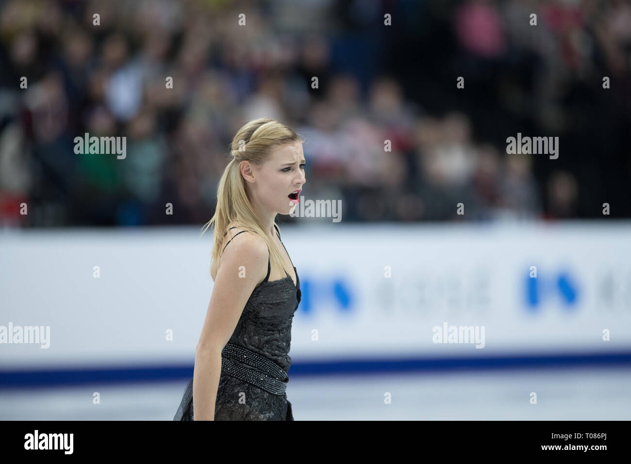 Laurine Lecavelier from France during 2019 European championships Stock ...