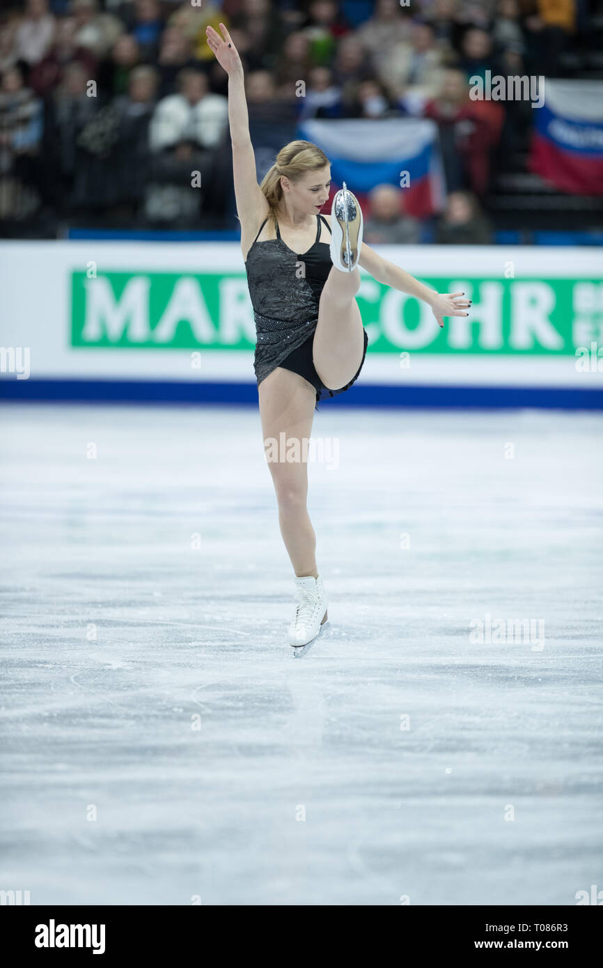Laurine Lecavelier from France during 2019 European championships Stock ...