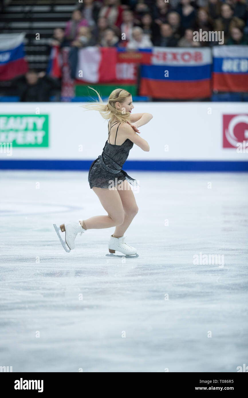 Laurine Lecavelier from France during 2019 European championships Stock ...