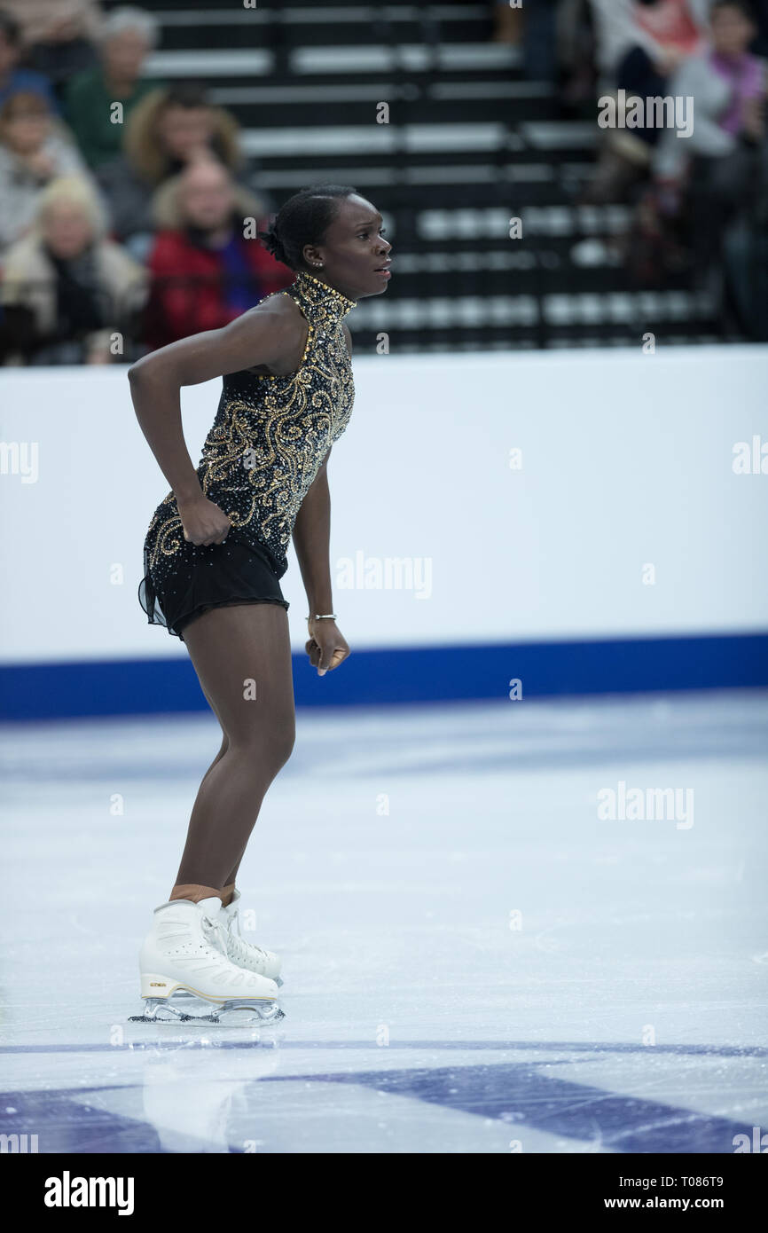 Mae Berenice Meite from France during 2019 European championships Stock ...