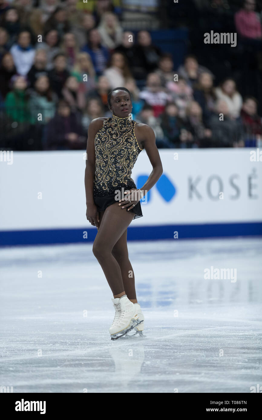 Mae Berenice Meite from France during 2019 European championships Stock ...