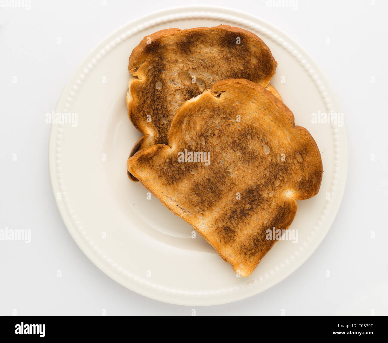 2 slices toast hi-res stock photography and images - Alamy