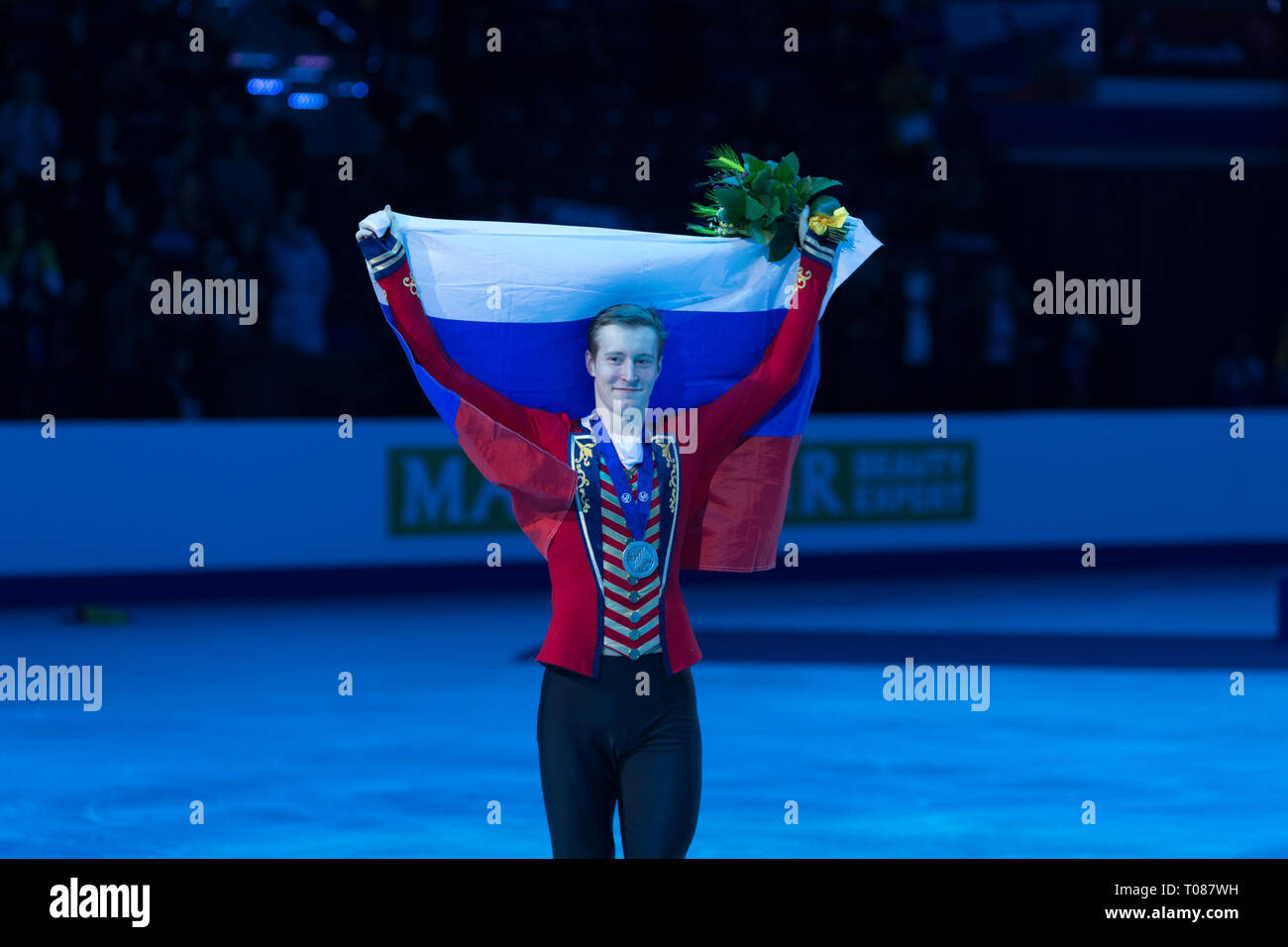 Alexander Samarin from Russia during victory ceremony, 2019 European ...
