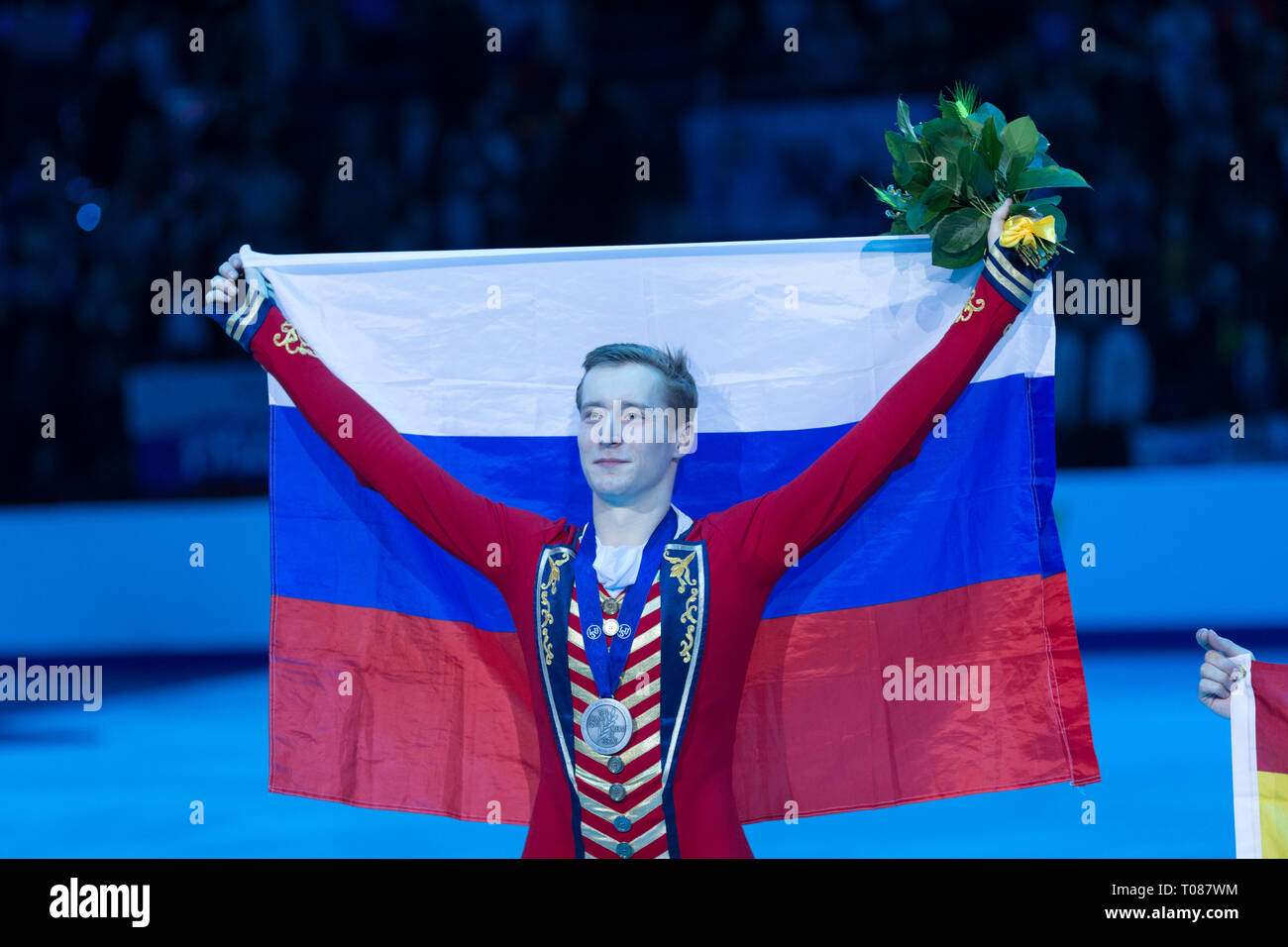 Alexander Samarin from Russia during victory ceremony, 2019 European ...