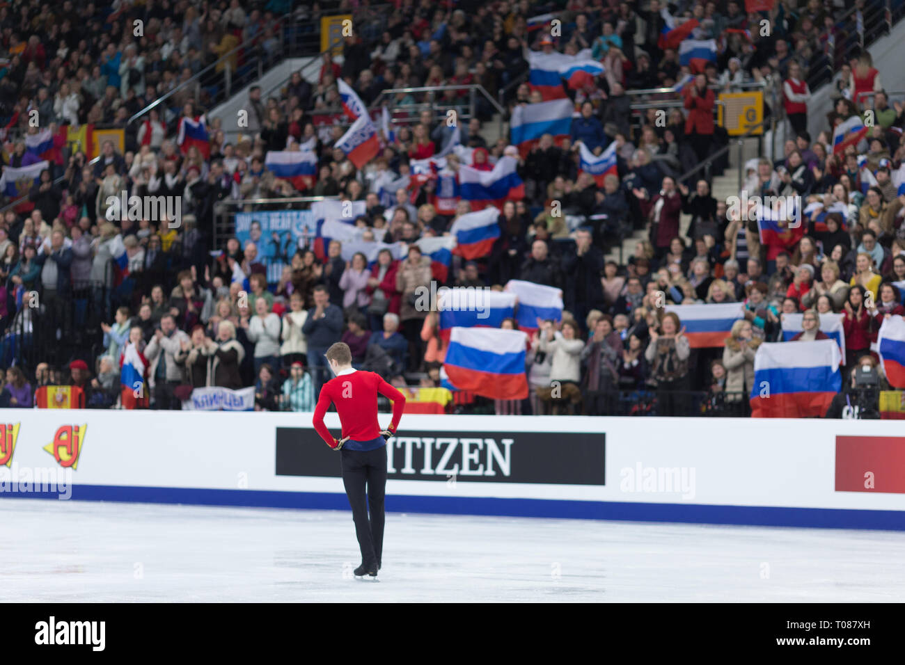 Alexander Samarin from Russia during 2019 European championships Stock ...