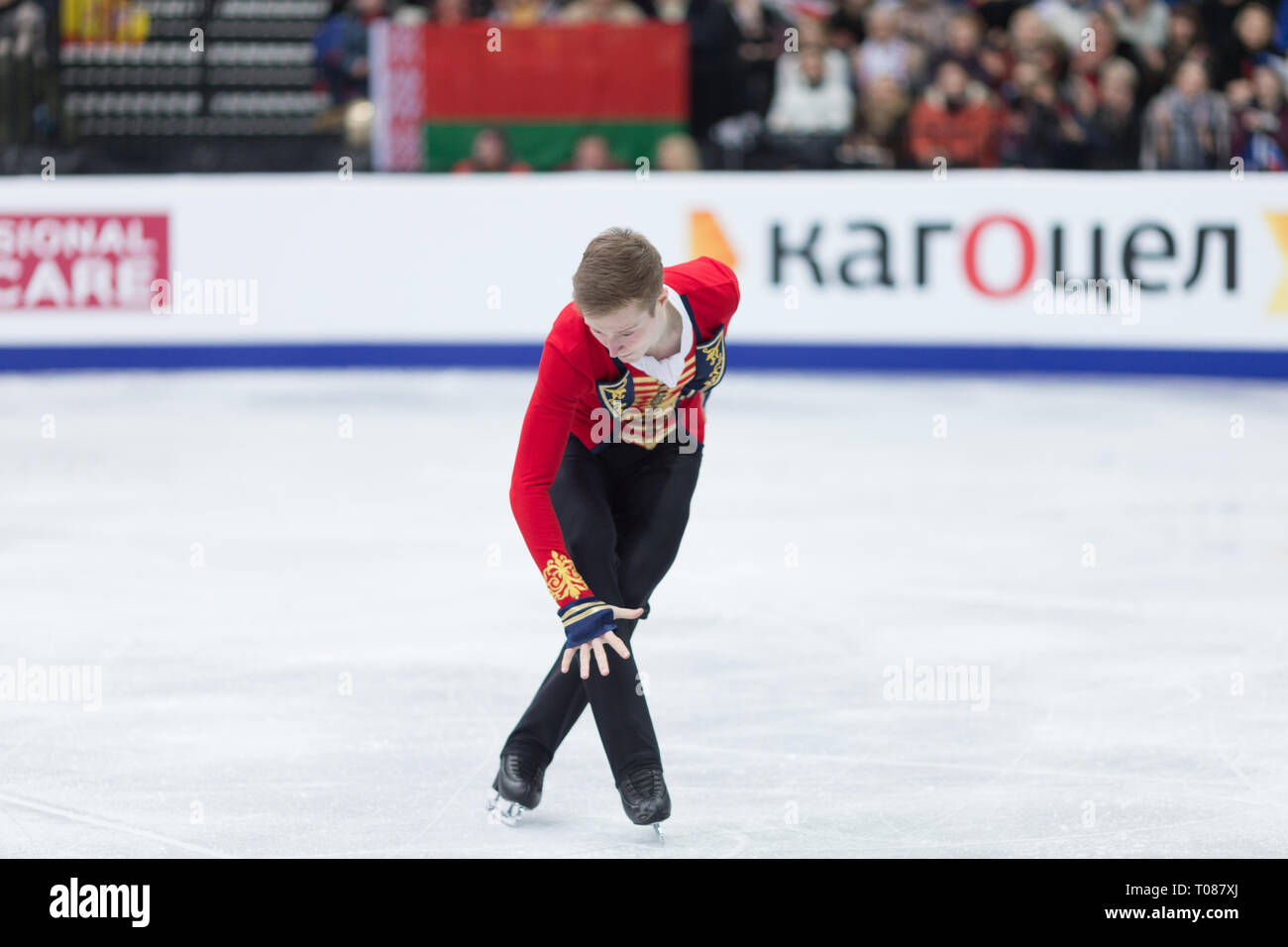 Alexander Samarin from Russia during 2019 European championships Stock ...