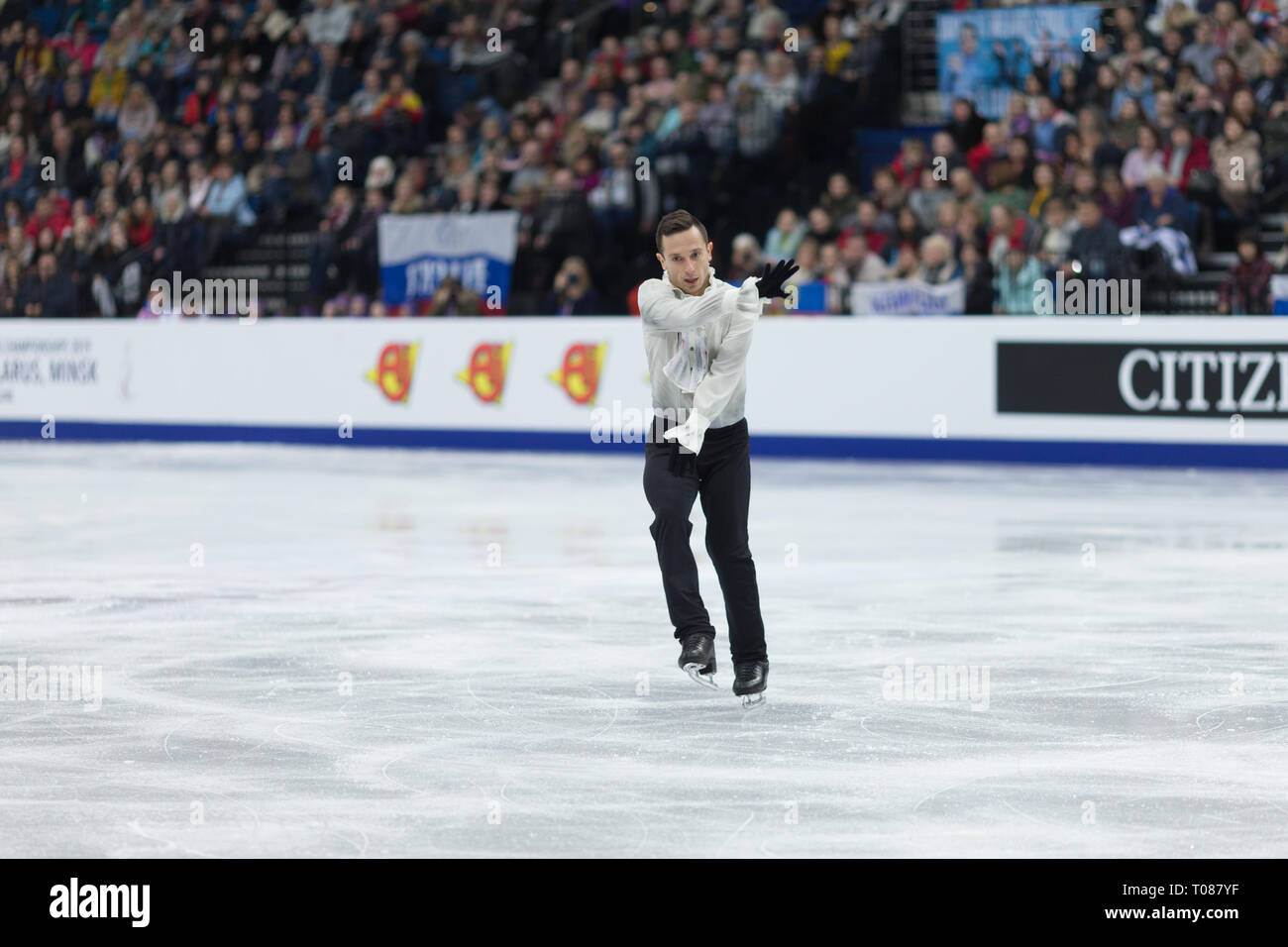 Alexei Bychenko from Israel during 2019 European championships Stock ...