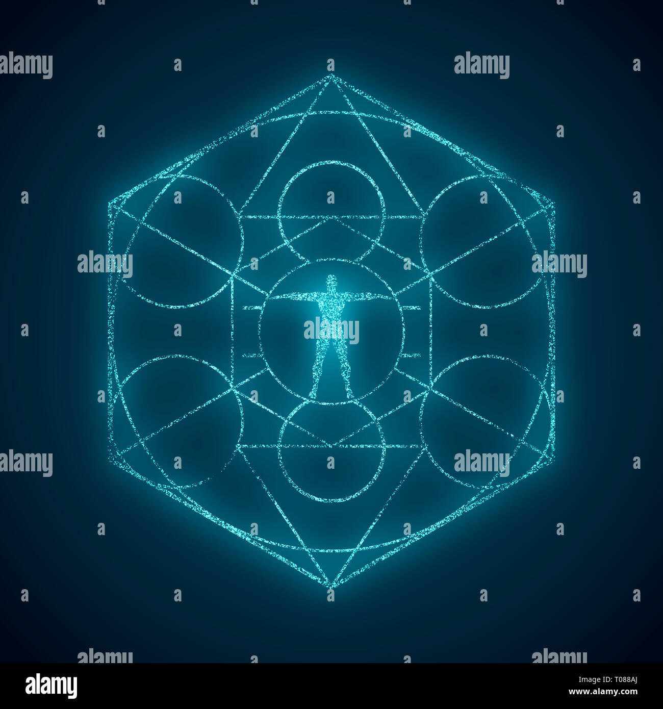 Esoteric Mystical Symbols Stock Photo - Alamy