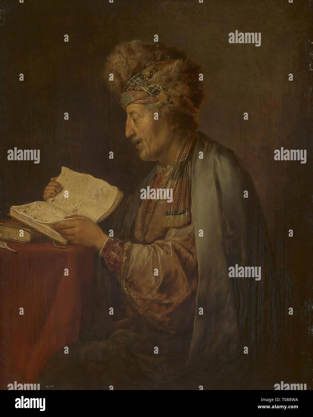 'Portrait of a Scholar'. Holland, Circa 1628-1630. Dimensions: 41x38 cm ...