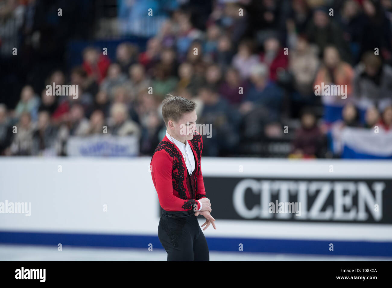 Mikhail Kolyada from Russia during 2019 European championships Stock ...