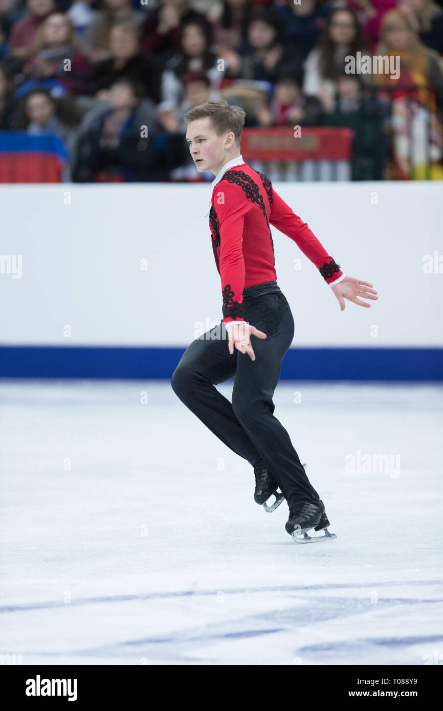 Mikhail Kolyada from Russia during 2019 European championships Stock ...