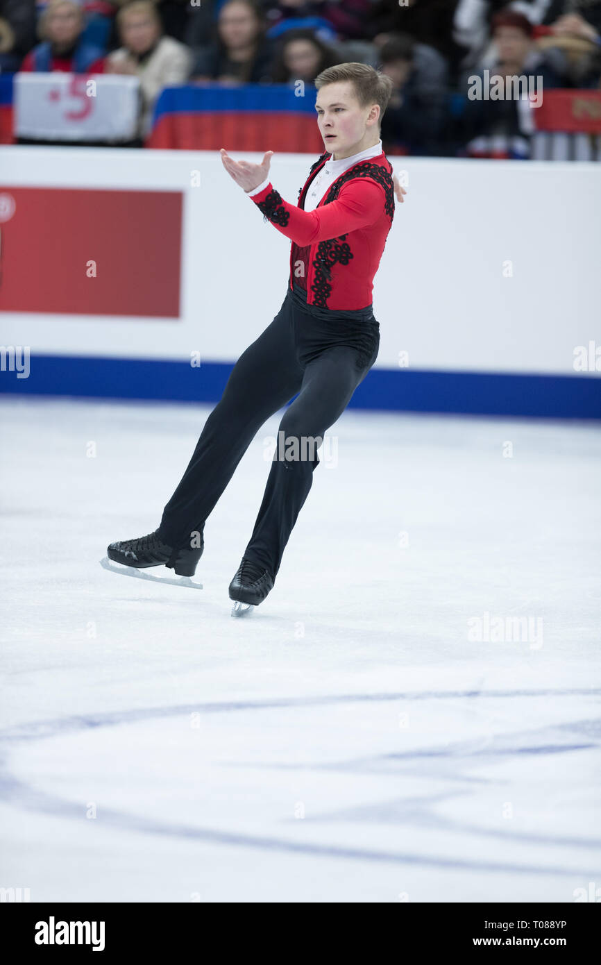 Mikhail Kolyada from Russia during 2019 European championships Stock ...