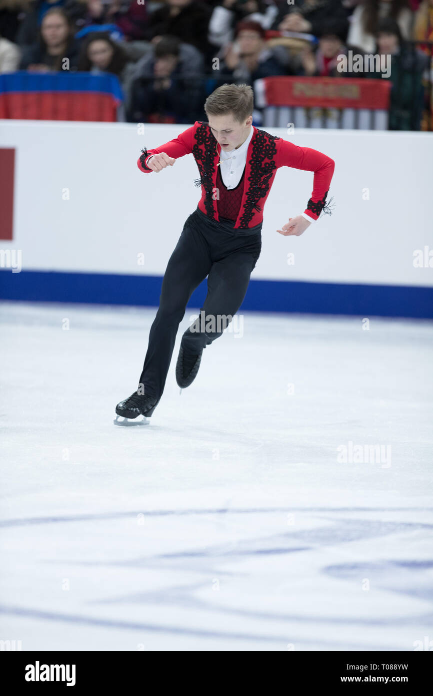 Mikhail Kolyada from Russia during 2019 European championships Stock ...