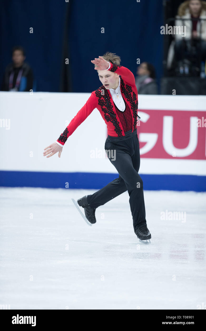 Mikhail Kolyada from Russia during 2019 European championships Stock ...
