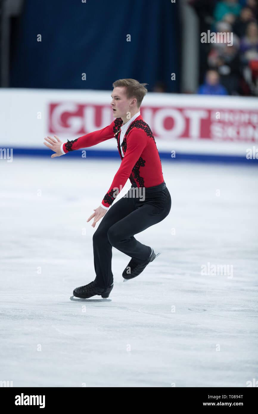 Mikhail Kolyada from Russia during 2019 European championships Stock ...