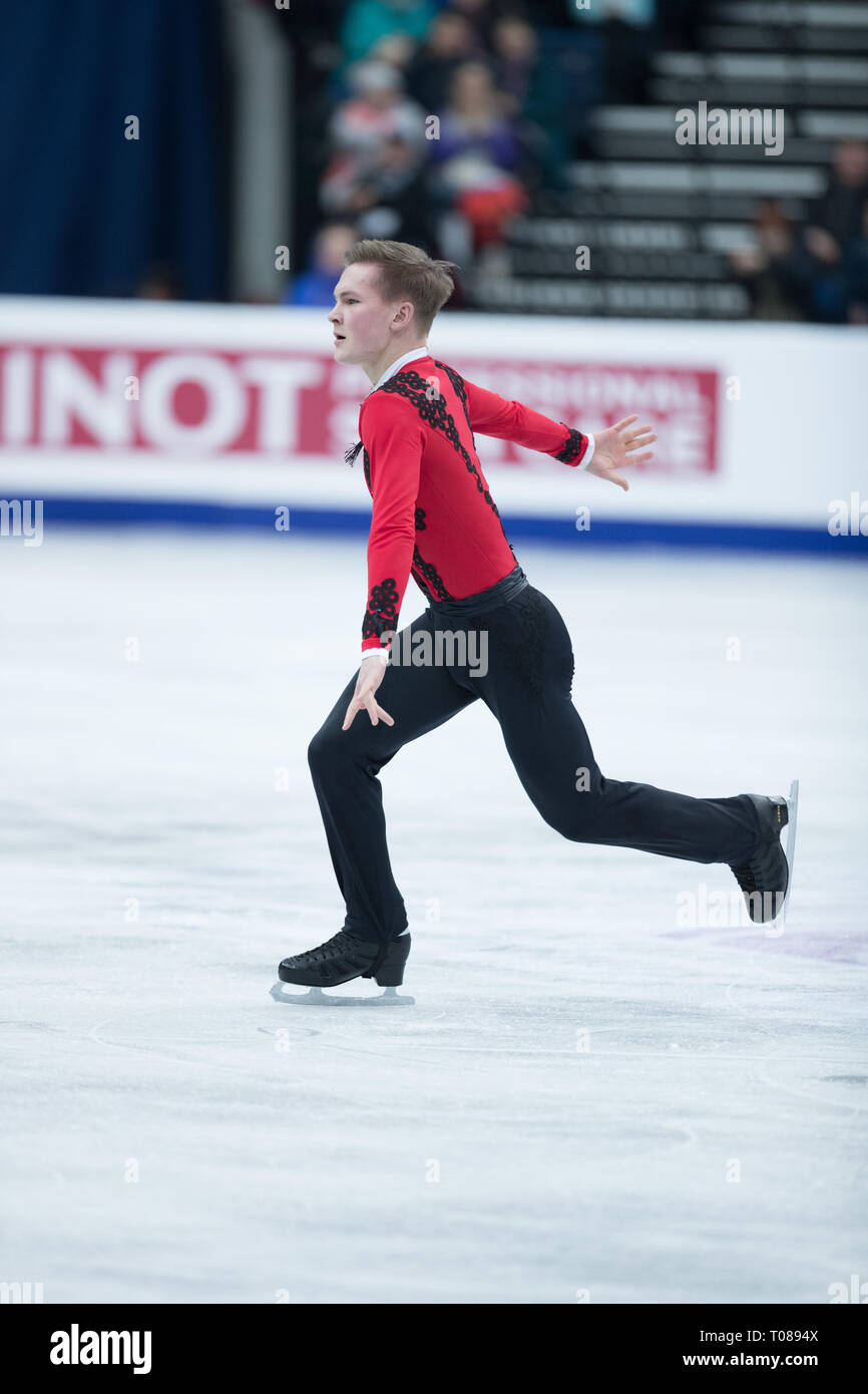 Mikhail Kolyada from Russia during 2019 European championships Stock ...