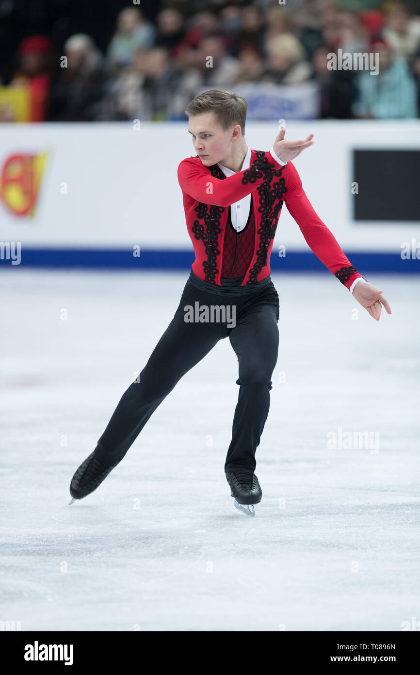 Mikhail Kolyada from Russia during 2019 European championships Stock ...