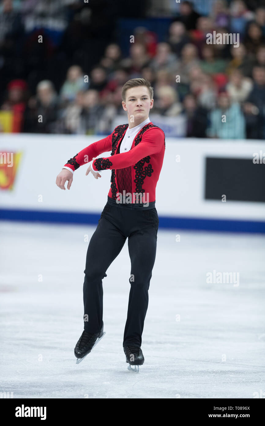 Mikhail Kolyada from Russia during 2019 European championships Stock ...