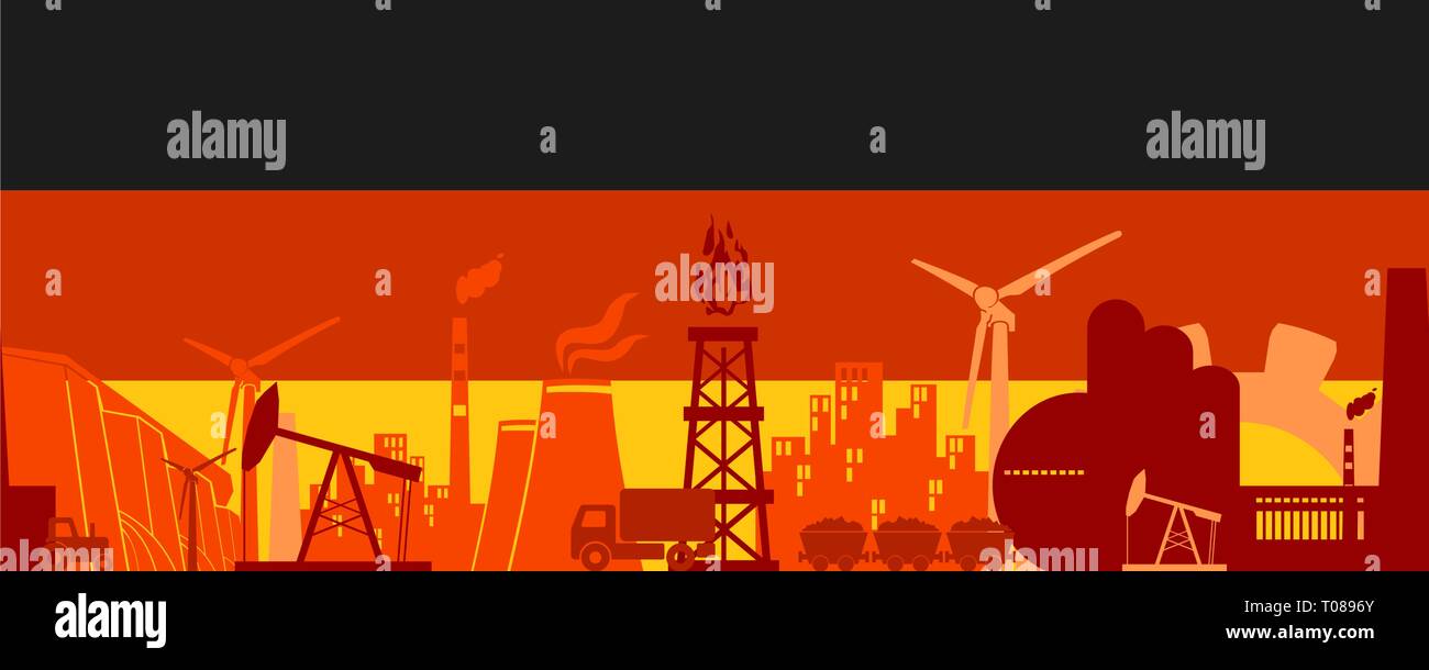 Energy and Power icons set. Header banner Stock Vector Image & Art - Alamy