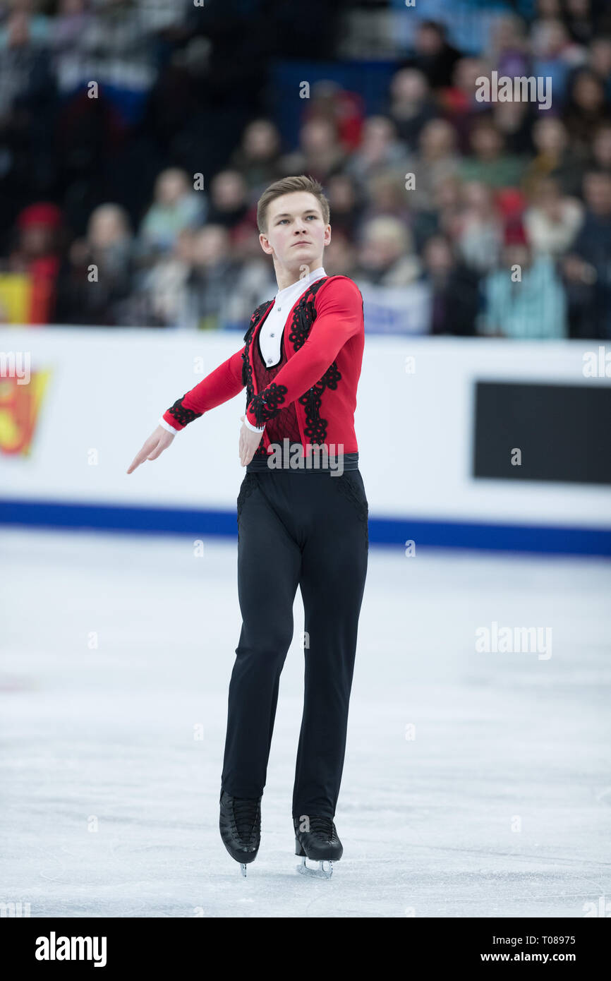 Mikhail Kolyada from Russia during 2019 European championships Stock ...