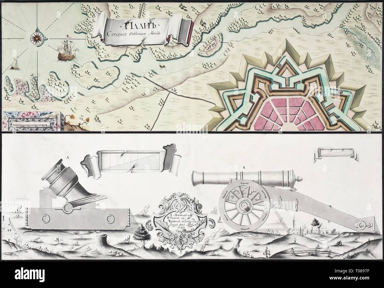 1743 map hi-res stock photography and images - Alamy