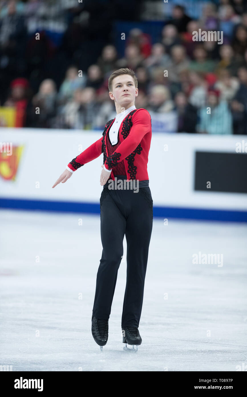 Mikhail Kolyada from Russia during 2019 European championships Stock ...