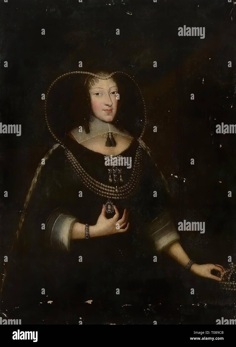 'Portrait of Henrietta Maria, the Widow of the English King Charles I ...