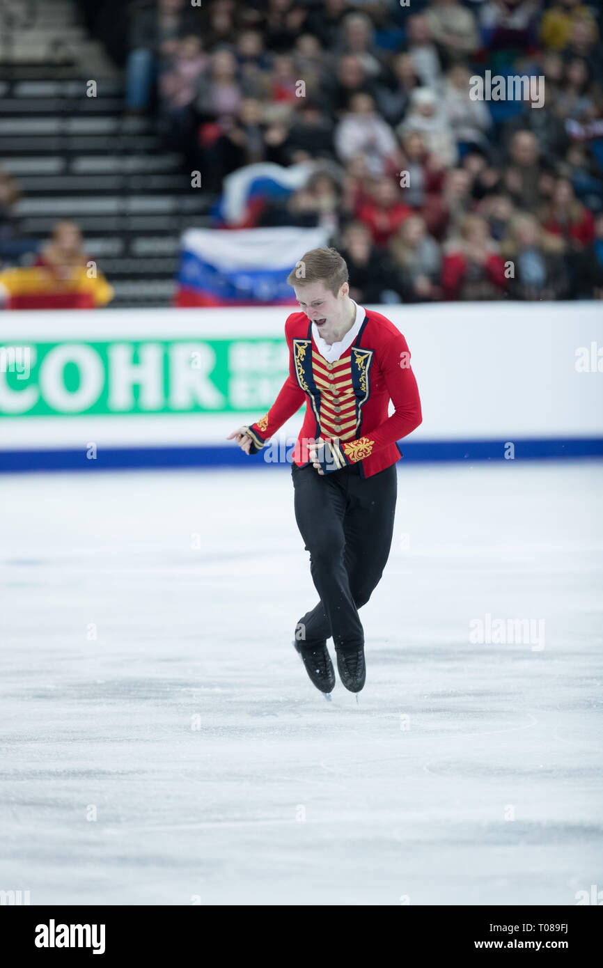 Alexander Samarin from Russia during 2019 European championships Stock ...