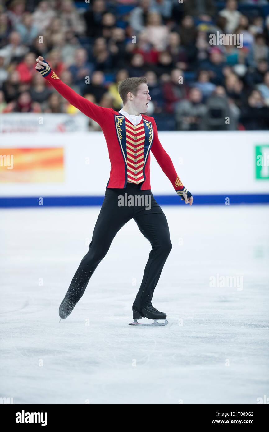 Alexander Samarin from Russia during 2019 European championships Stock ...