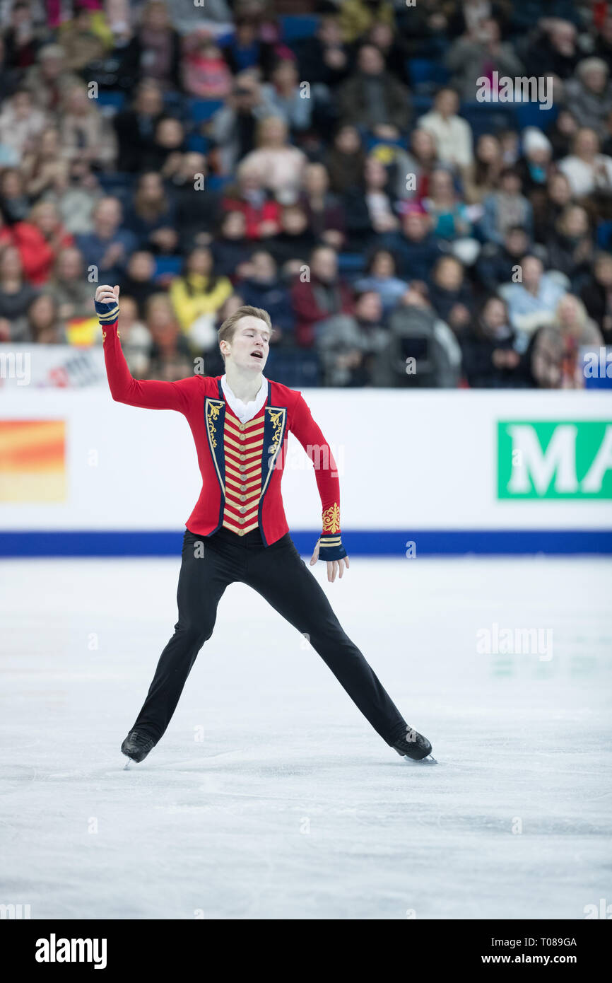 Alexander Samarin from Russia during 2019 European championships Stock ...