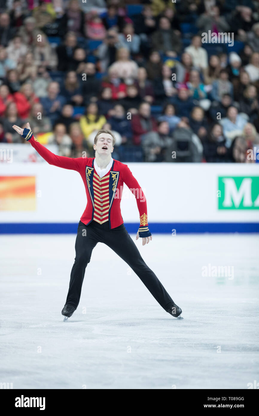 Alexander Samarin from Russia during 2019 European championships Stock ...