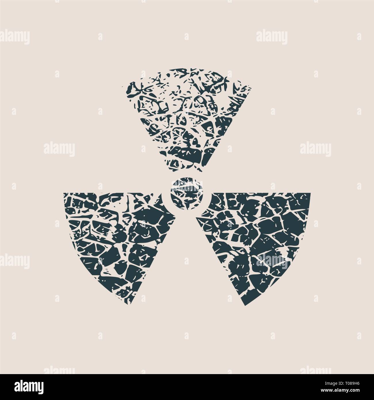 Biohazard cracked Sign Stock Vector Image & Art - Alamy