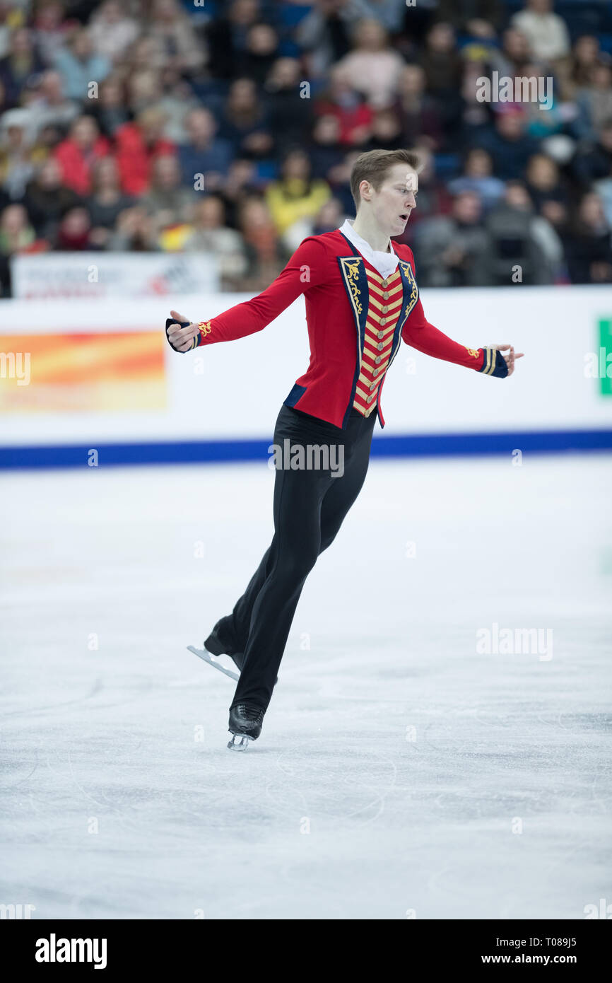 Alexander Samarin from Russia during 2019 European championships Stock ...
