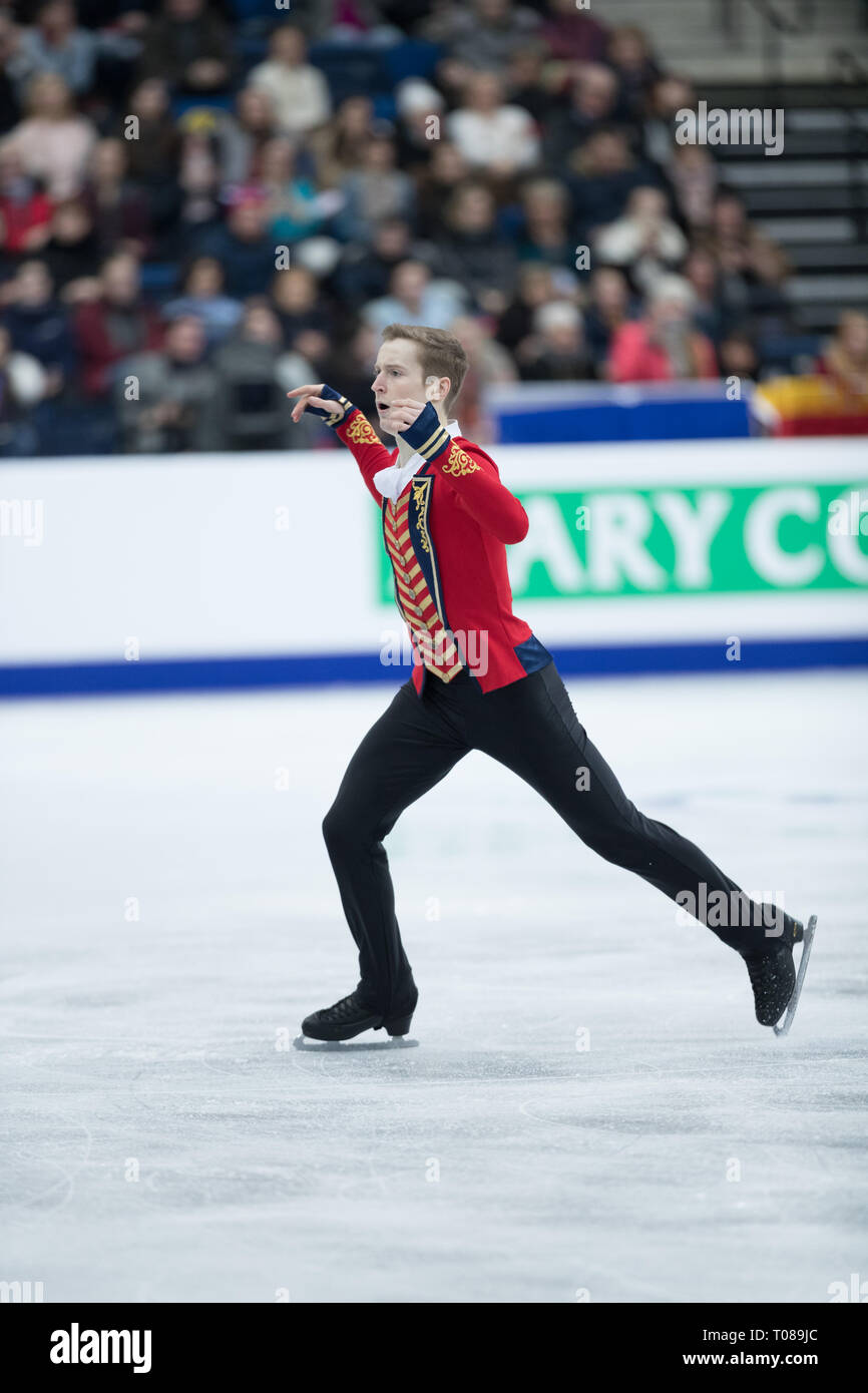 Alexander Samarin from Russia during 2019 European championships Stock ...