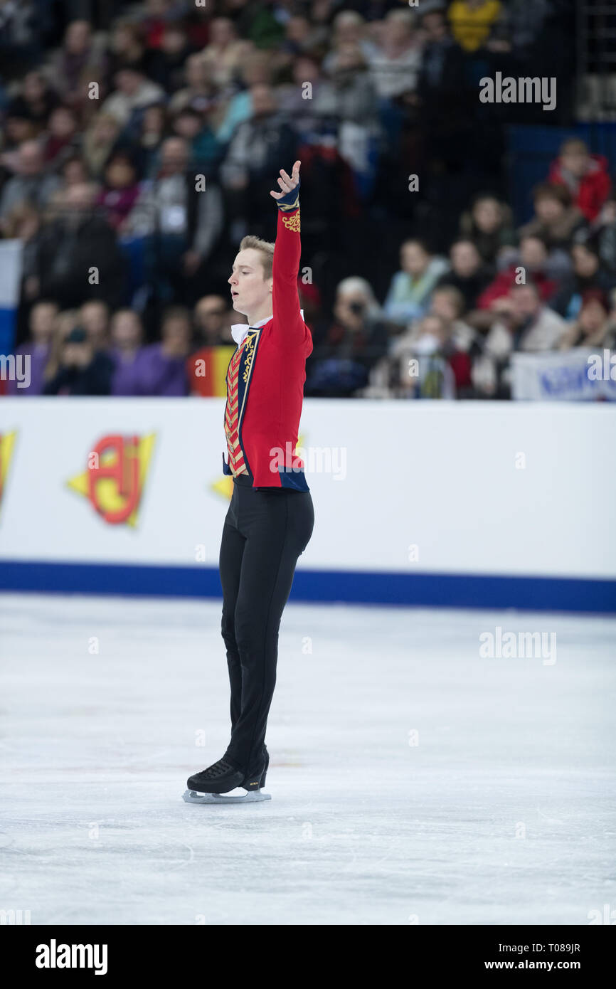Alexander Samarin from Russia during 2019 European championships Stock ...
