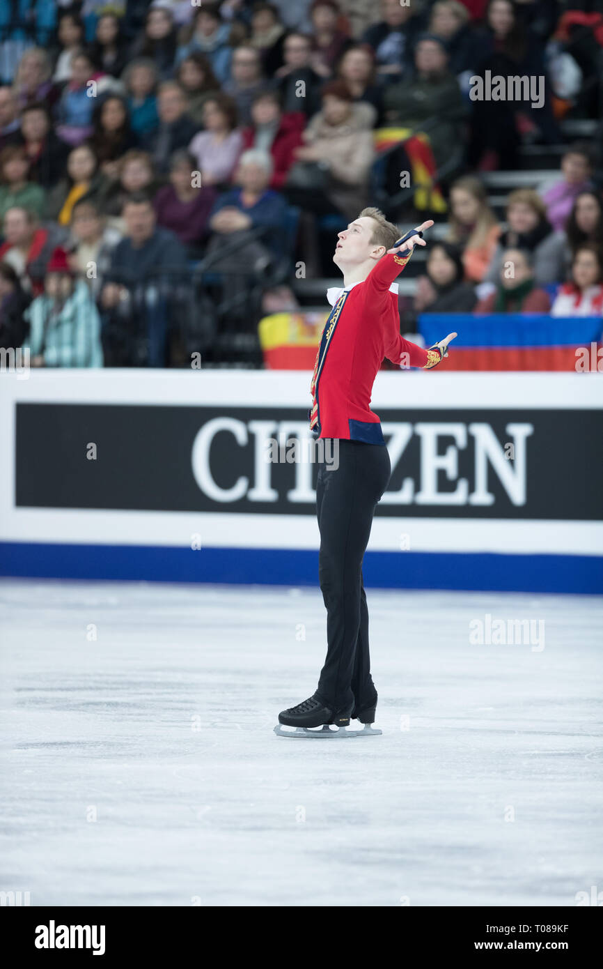 Alexander Samarin from Russia during 2019 European championships Stock ...