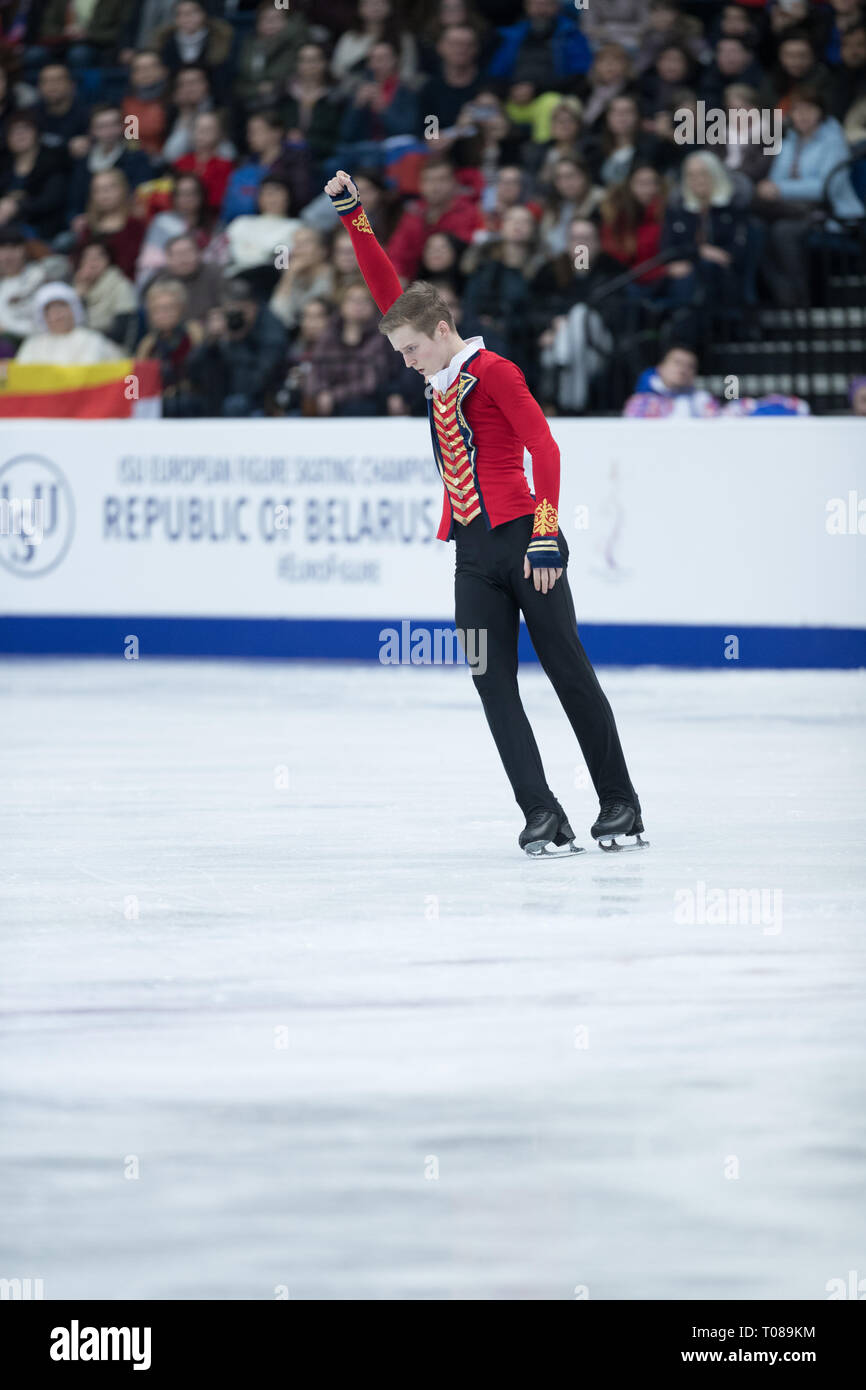 Alexander Samarin from Russia during 2019 European championships Stock ...