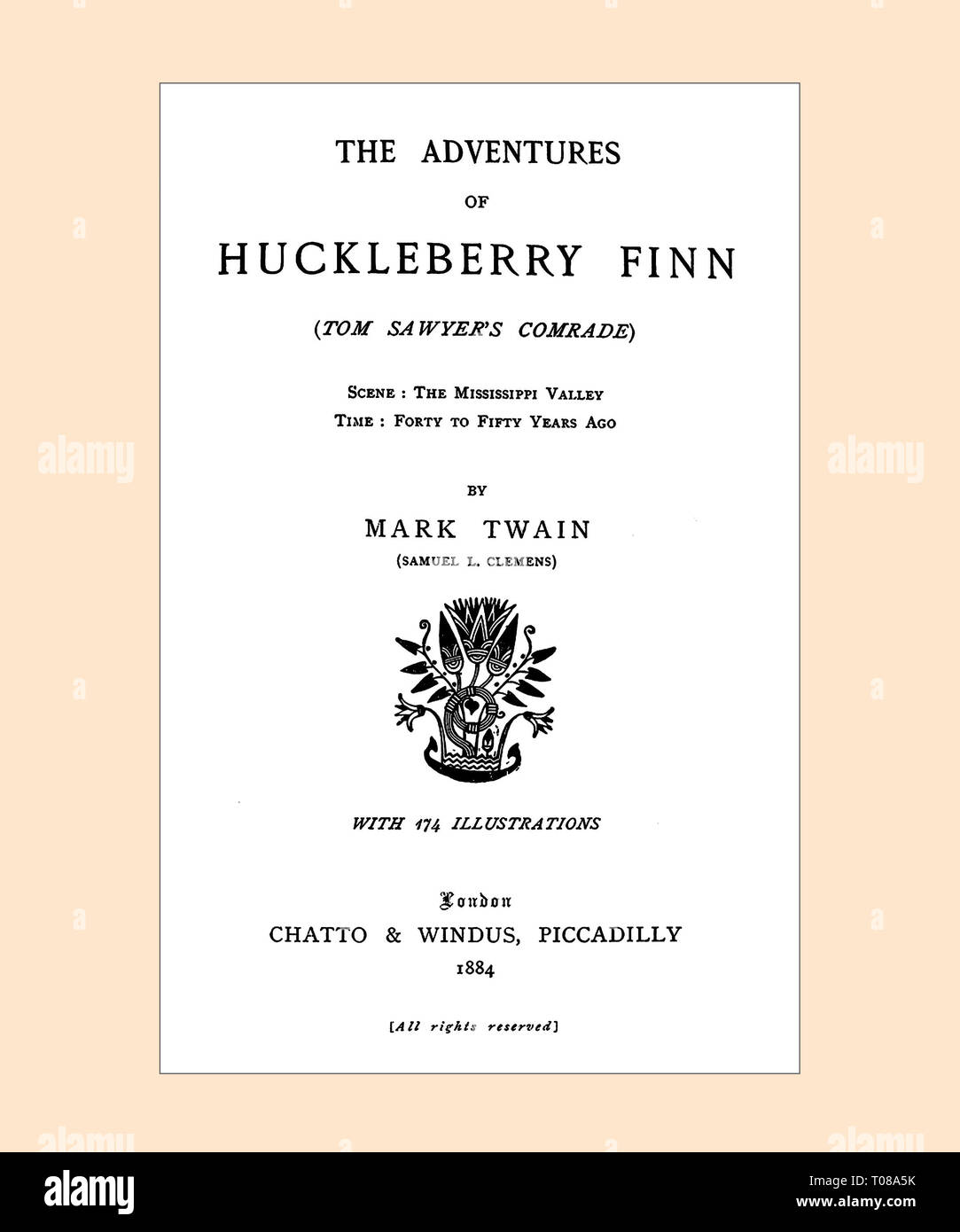 Huckleberry finn mark twain hi-res stock photography and images - Alamy