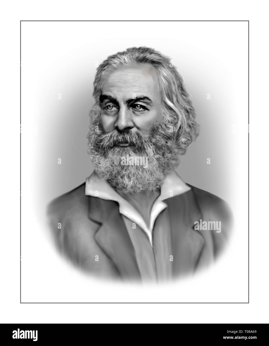 Walt whitman 1819 1892 american hi-res stock photography and images - Alamy