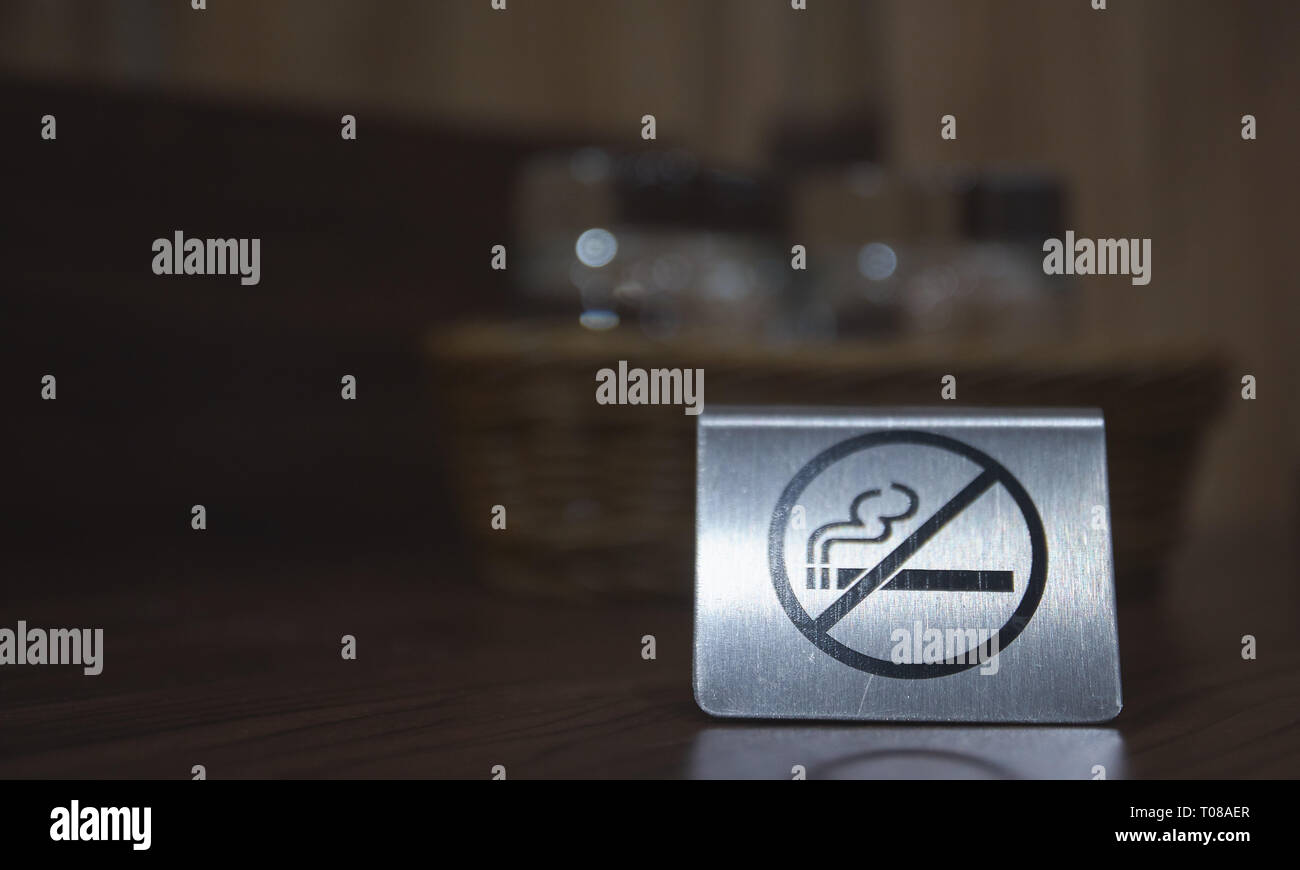No Smoking Sign In Hotel High Resolution Stock Photography and Images ...